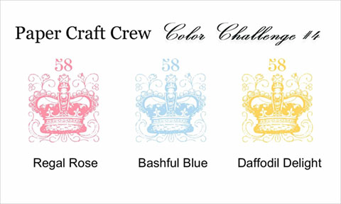 PCCCS #26 Card Sketch & Color Challenge #4 - Paper Craft Crew Challenges