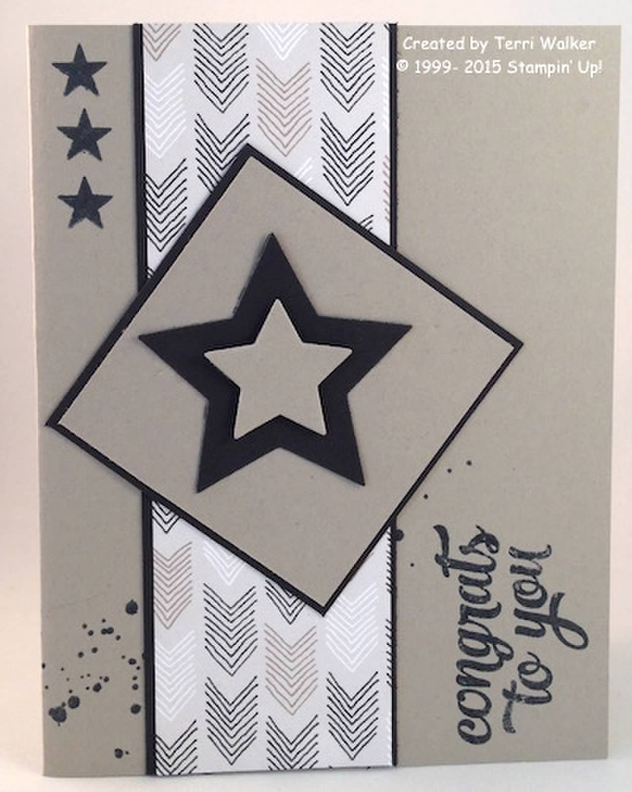 Congrats Card map - Paper Craft Crew Challenges