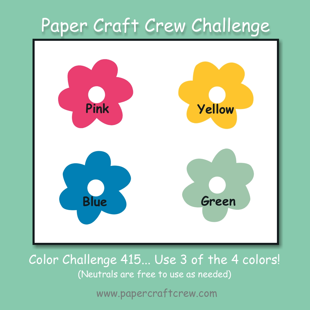 PCC415: Color Challenge - Paper Craft Crew Challenges