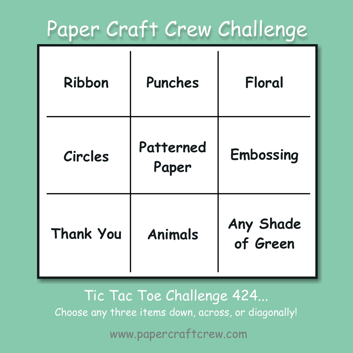 PCC424 - Paper Craft Crew Challenges