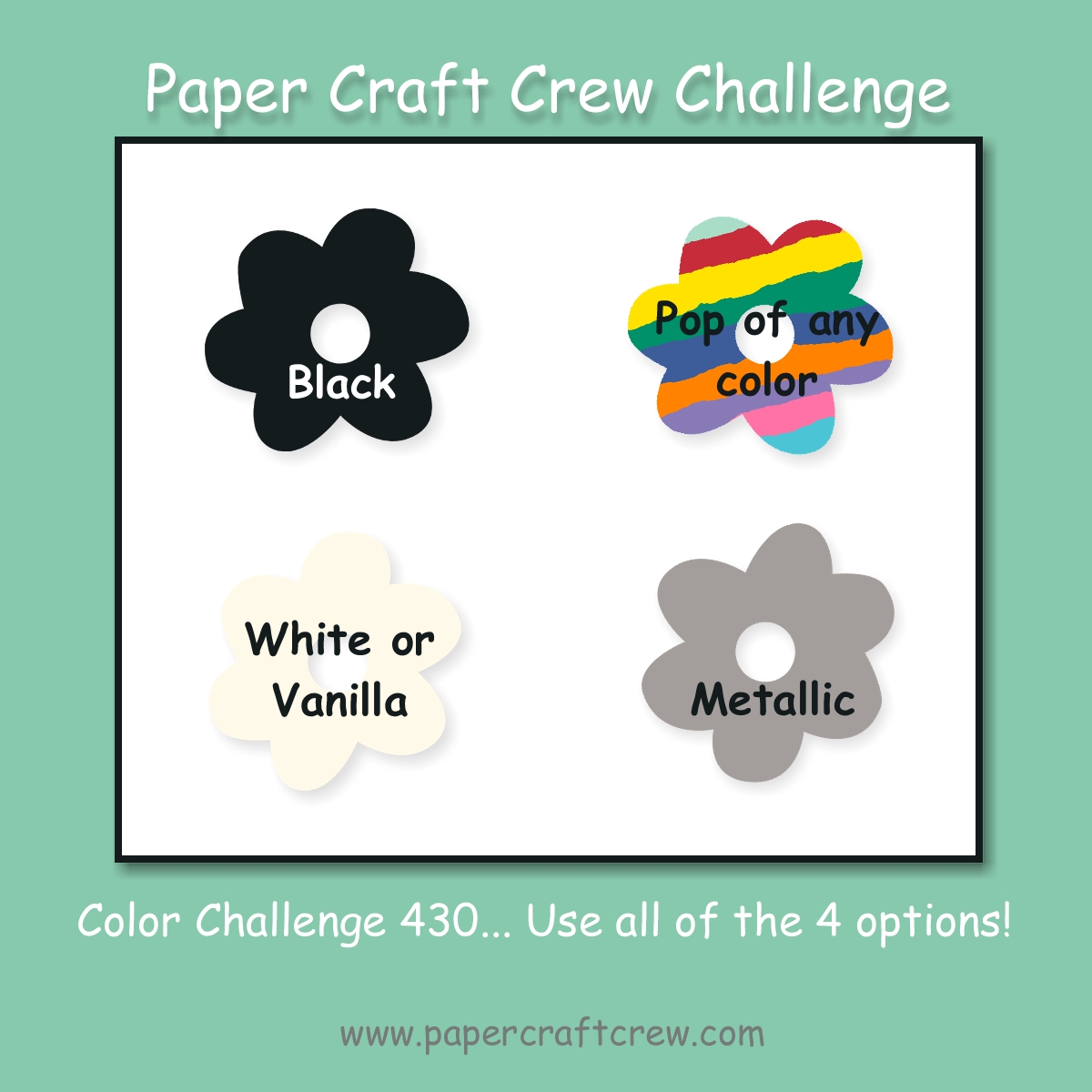 PCC430: Color Challenge - Paper Craft Crew Challenges